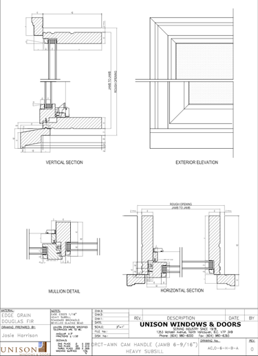 Heavy Subsill - Unison Windows